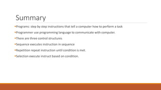 Programming Fundamentals in C++ structures | PPTX