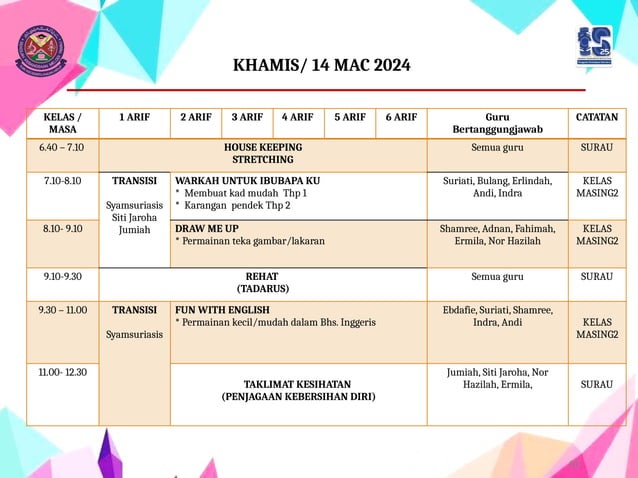 PROGRAM MINGGU PERTAMA PEMBUKAAN SEK 2024.pptx
