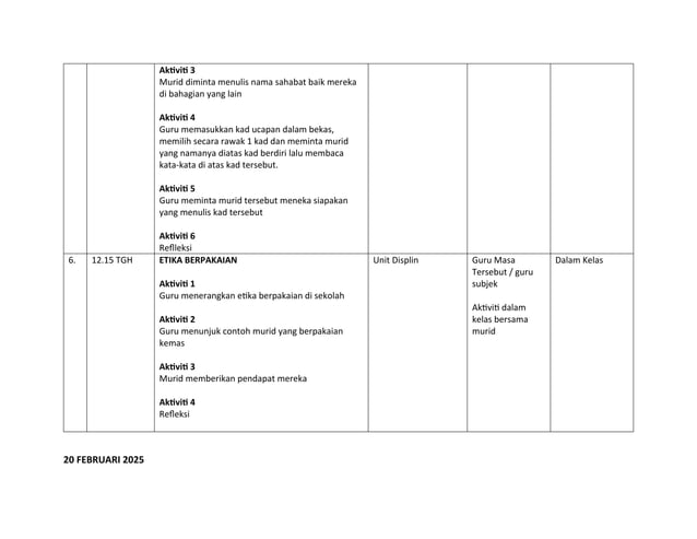 PROGRAM MINGGU PERTAMA SESI AKADEMIK 2025.docx