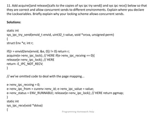 Operating System Assignment Help | PPT