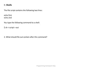 Operating System Assignment Help | PPT