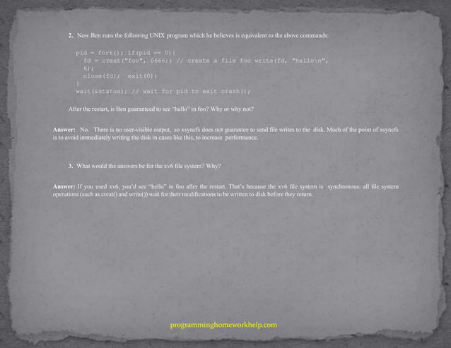 Computer Science Assignment Help | PPT