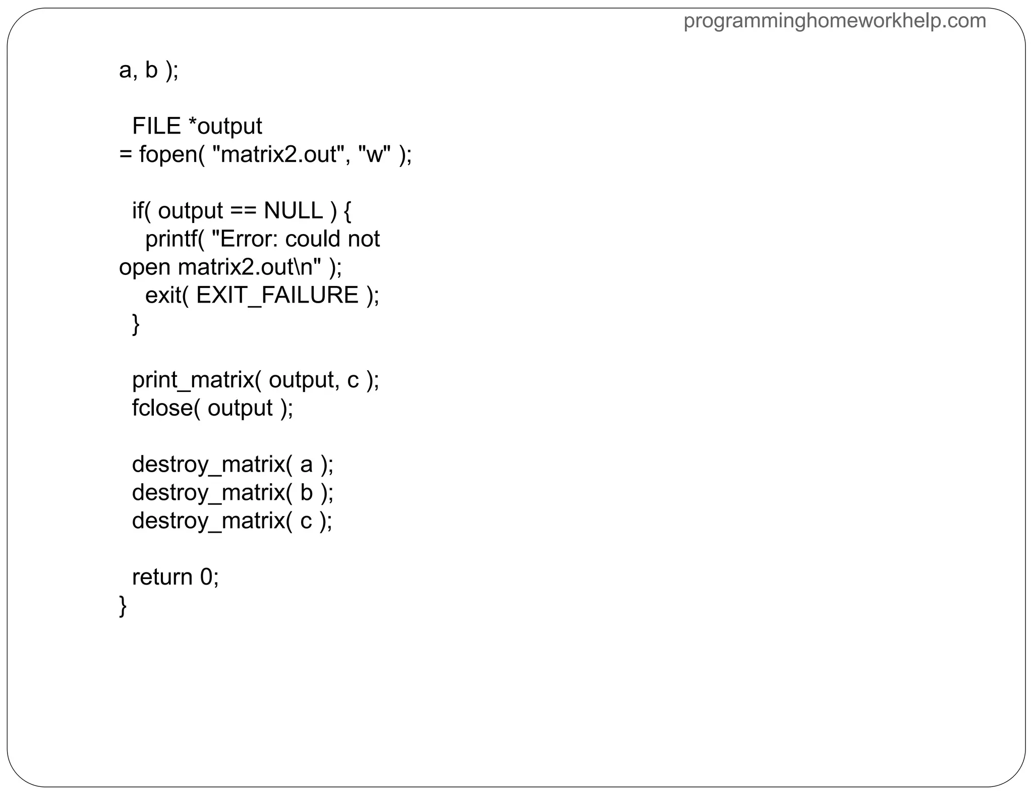 Programming Assignment Help | PPT