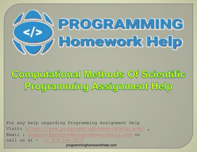 Computer Science Programming Assignment Help | PPT