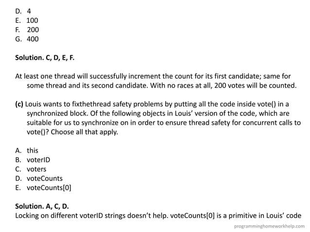 Computer Science Assignment Help | PPT