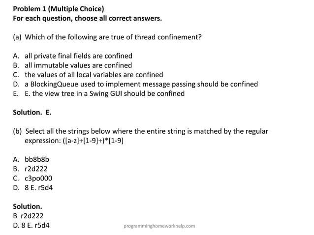 Computer Science Assignment Help | PPT
