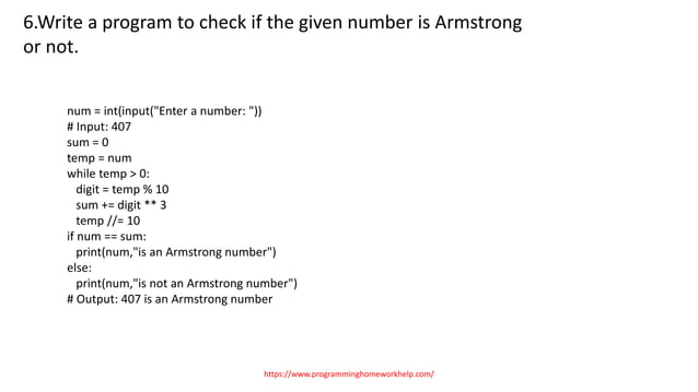 Python Question Python Assignment Help Ppt