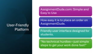 Programminghomeworkhelp vs Assignmentdude- The Ultimate Comparison Guide | PPT