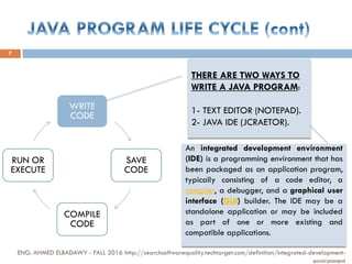 Programming I lecture 1 | PPT