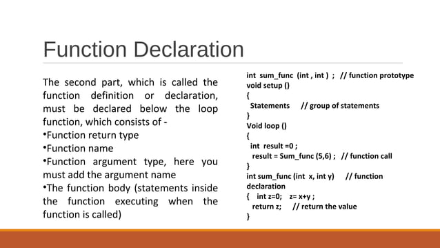 Programming in Arduino (Part 2) | PPS
