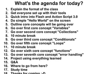 Programming in as3 the basics | PPT