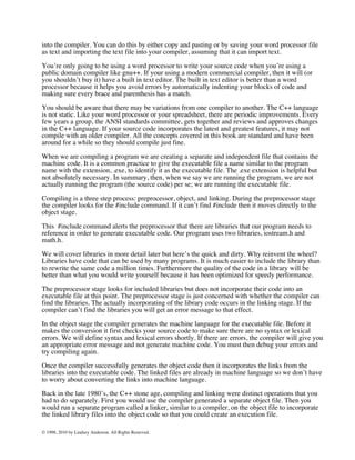 Programming in C++ | PDF