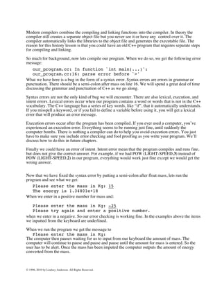 Programming in C++ | PDF