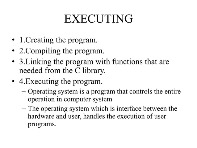 PROGRAMMING IN C - SARASWATHI RAMALINGAM | PPT