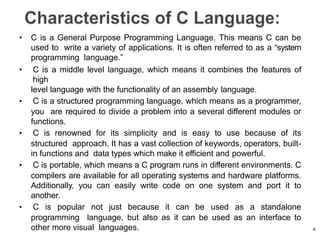 Programming in c | PPT