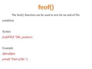 Programming in C | PPT