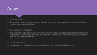 Programming in C (part 2) | PPT