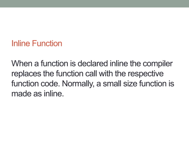Programming in c++ ppt | PPT
