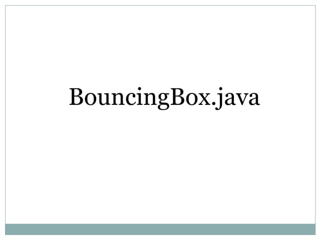 Java Assignment Sample: Building Software with Objects, Graphics, Containers, and Animation | PPT