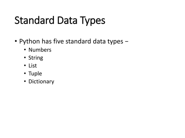 Programming in Python | PPTX | Programming Languages | Computing