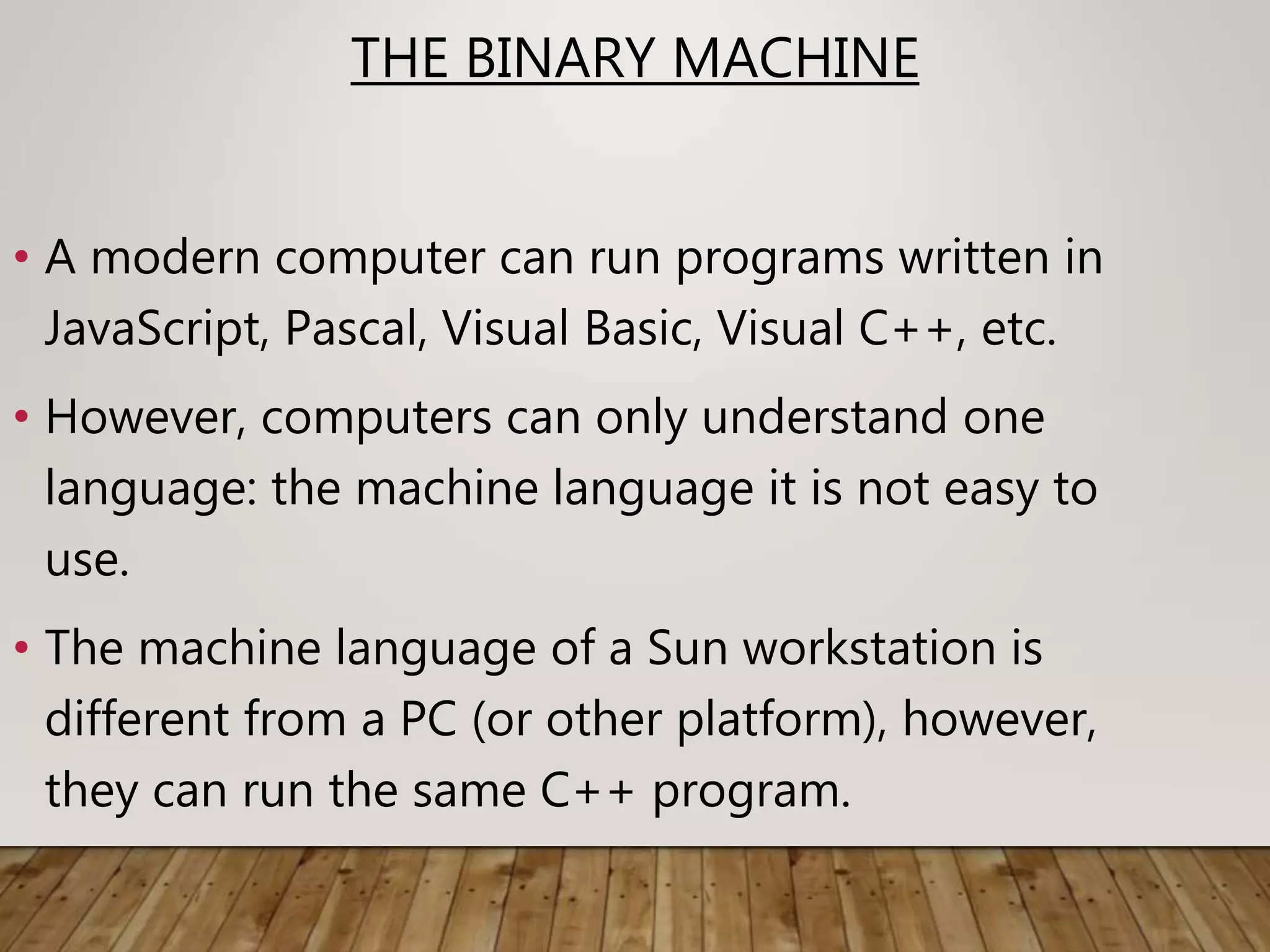 Programmingintroductionppt Programming Languages Computing