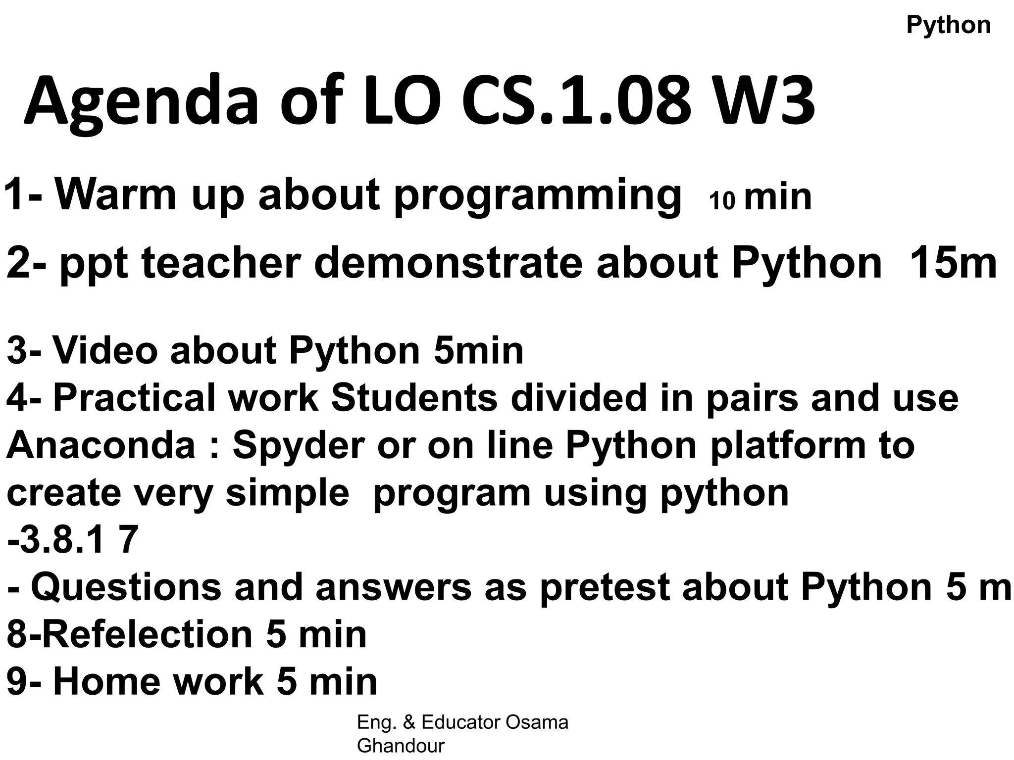 Programming Intro Variables Constants Arithmetic And Assignment Operators Ppt