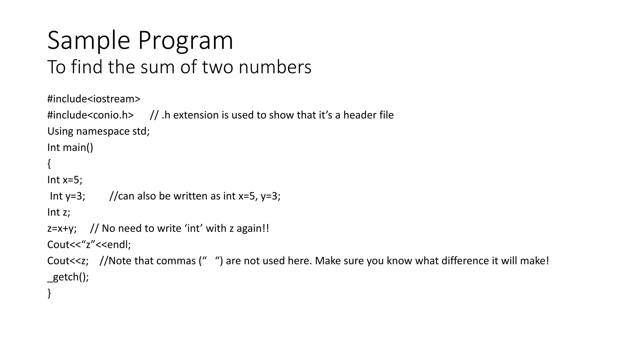 Programming lab 1 lecture | PPTX