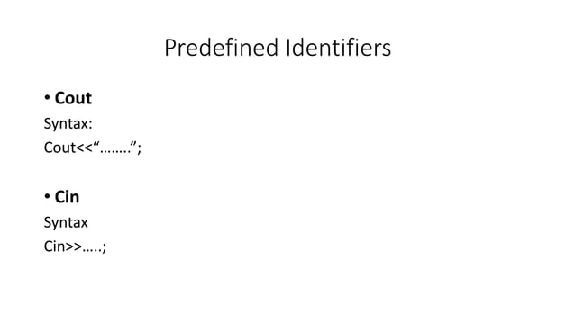 Programming lab 1 lecture | PPTX