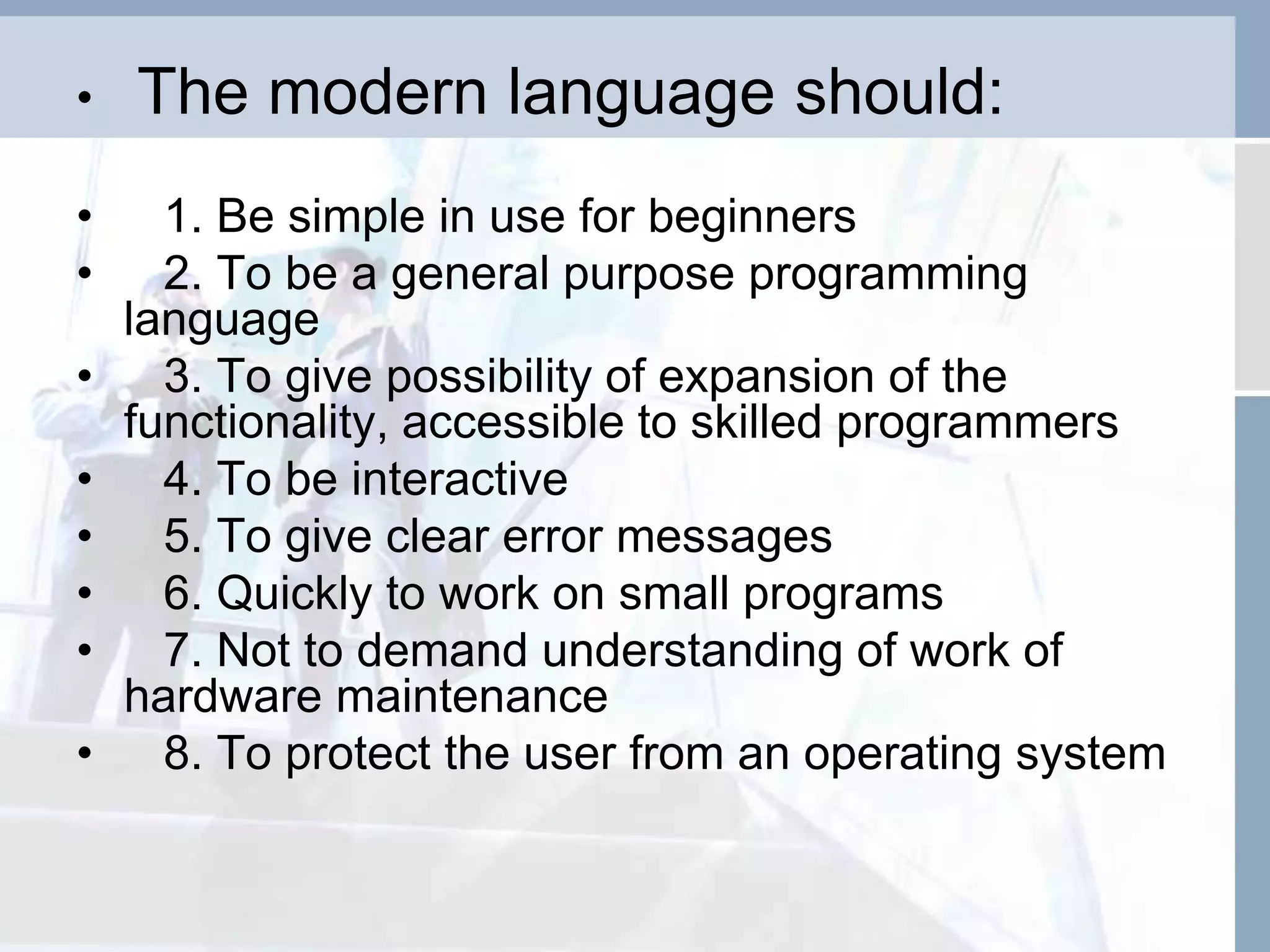 Programming landuages | PPT