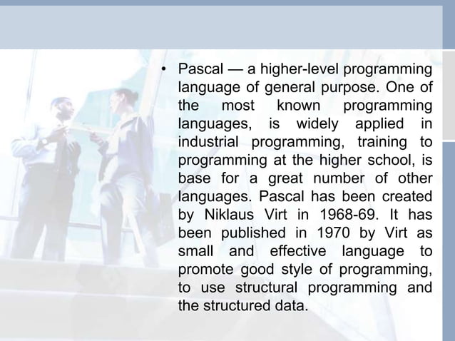 Programming landuages | PPT