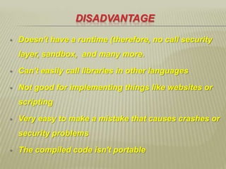 Programming language | PPTX | Programming Languages | Computing