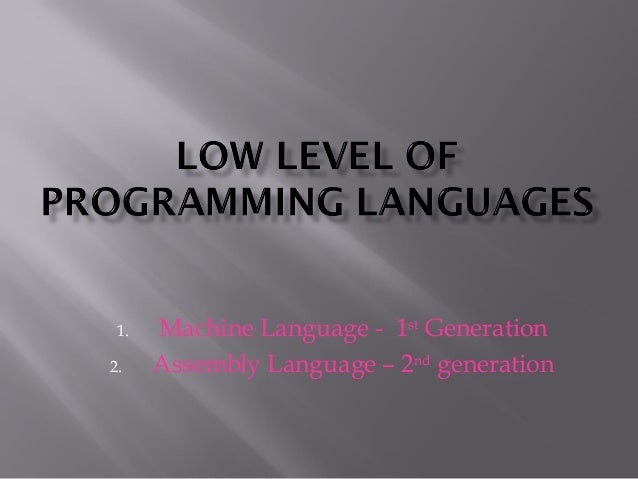 Programming language