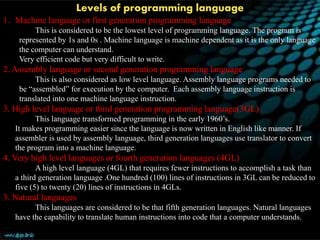 Programming language (JGMNHS) | PPT