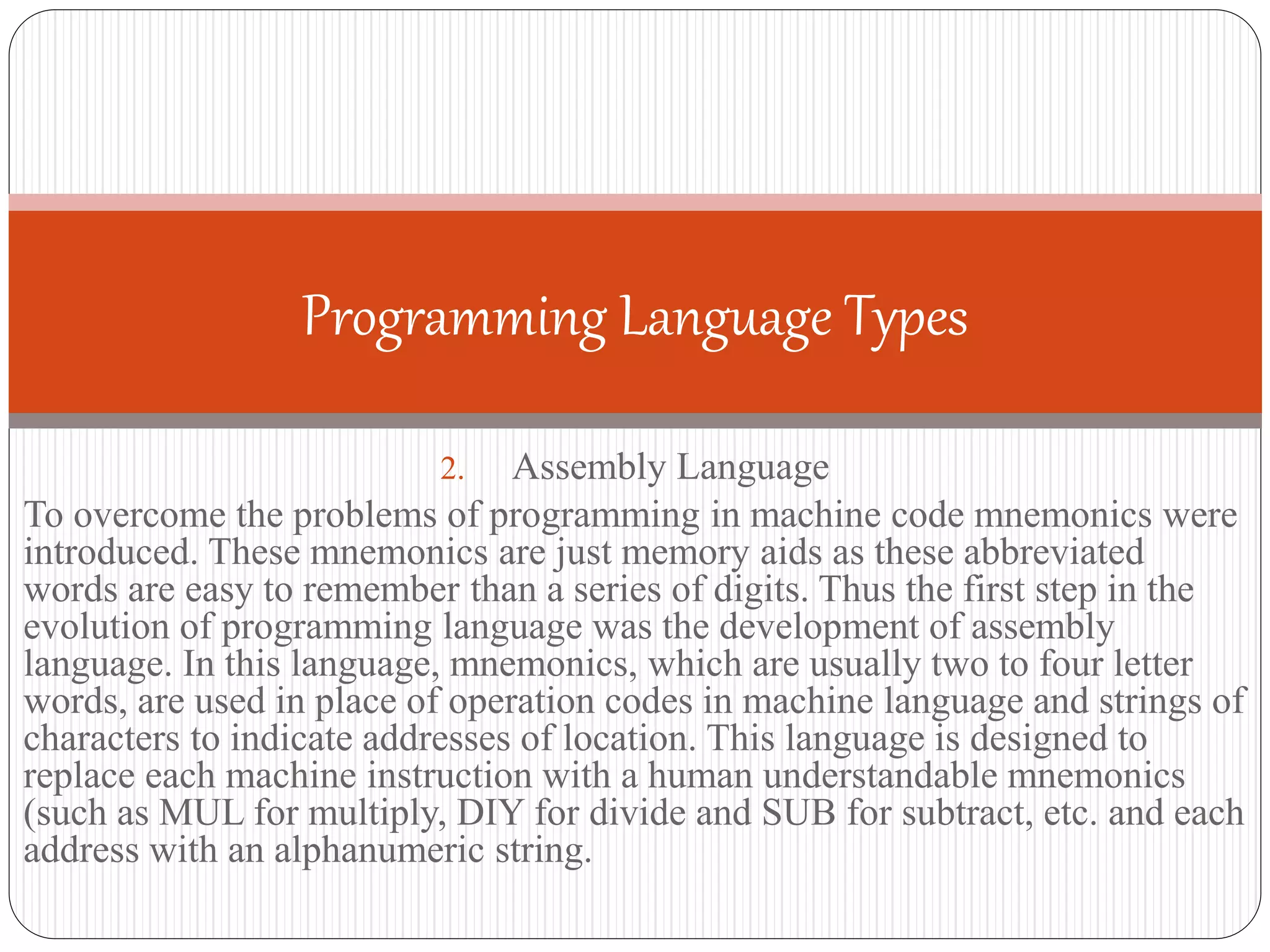 Programming language | PPT