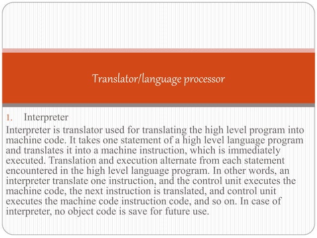 Programming language | PPT