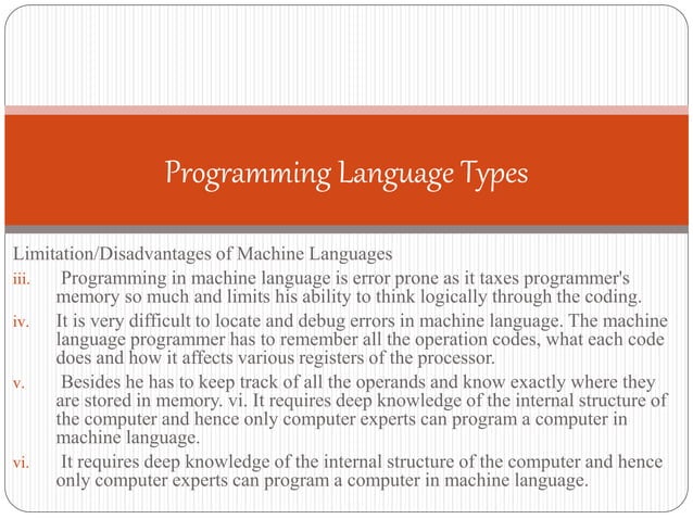 Programming language | PPT