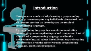 Top 10 Programming languages 2022 | PPT