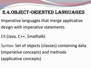 Programming language design and implemenation | PPT
