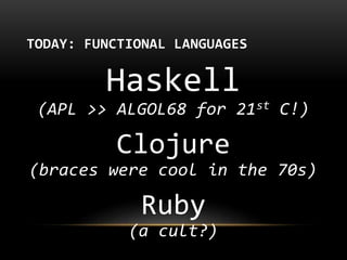 Programming language crisis | PPT