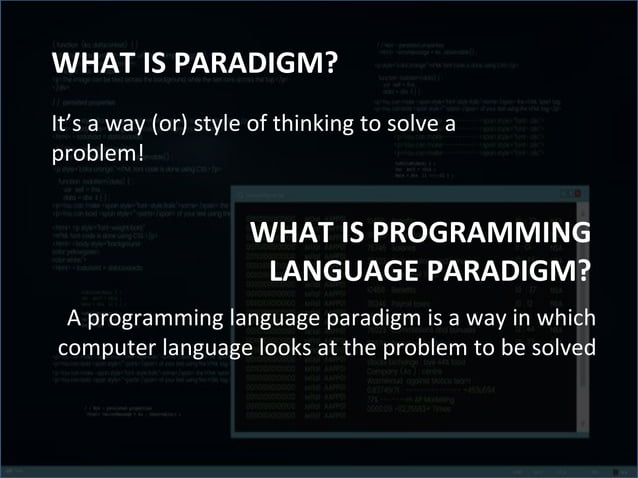 Programming Language Paradigms Pptx Programming Languages Computing
