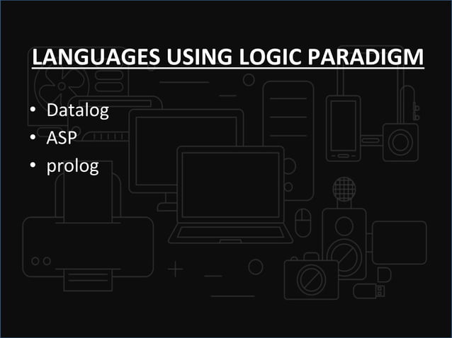 Programming Language Paradigms Pptx Programming Languages Computing