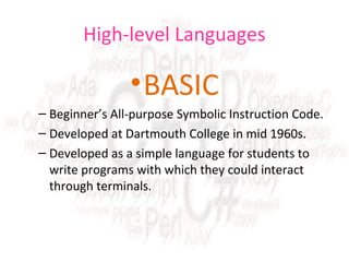 Programming languages | PPT