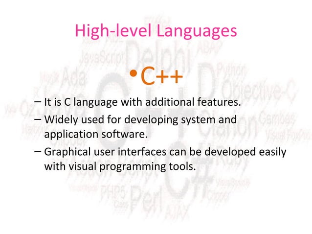 Programming languages | PPT