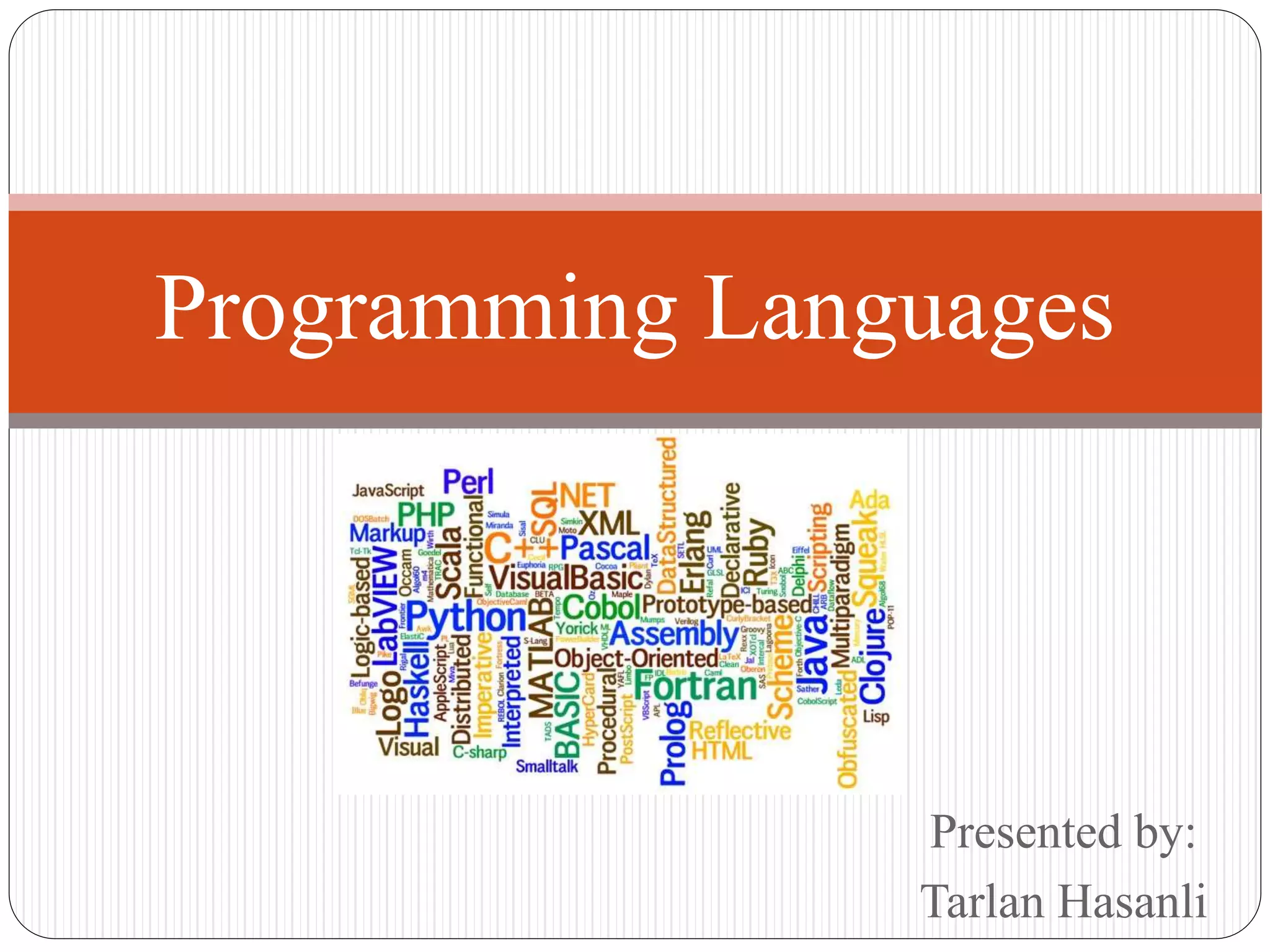 Programming languages | PPSX