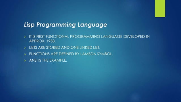 Programming languages