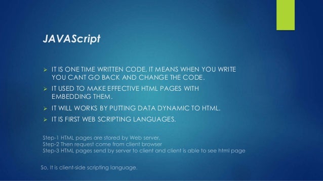Programming languages