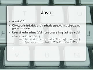 Programming languages | PPT