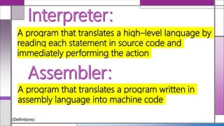 Programming Languages / Translators | PPT