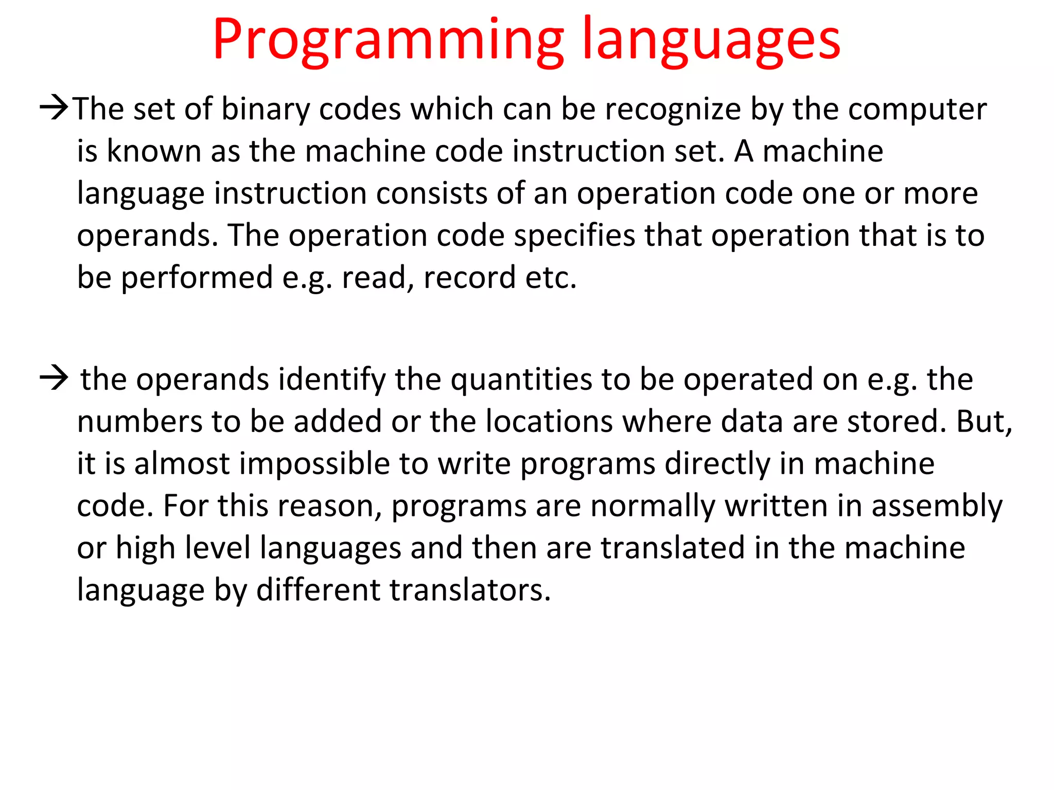 Programming languages | PPT