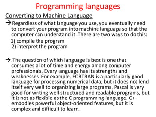 Programming languages | PPT